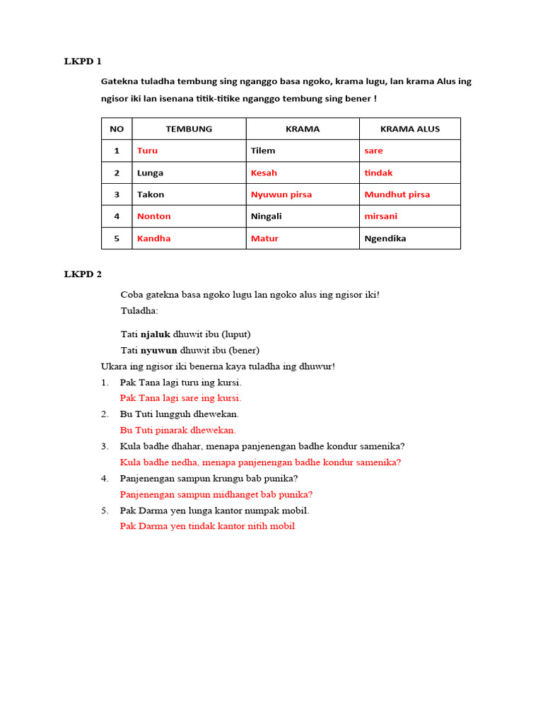 LKPD PACELATHON | PDF