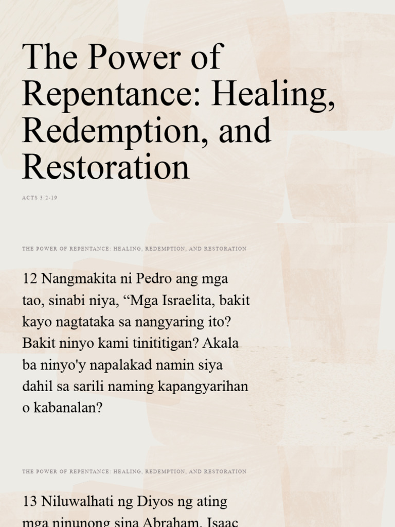 Power of Repentance | PDF