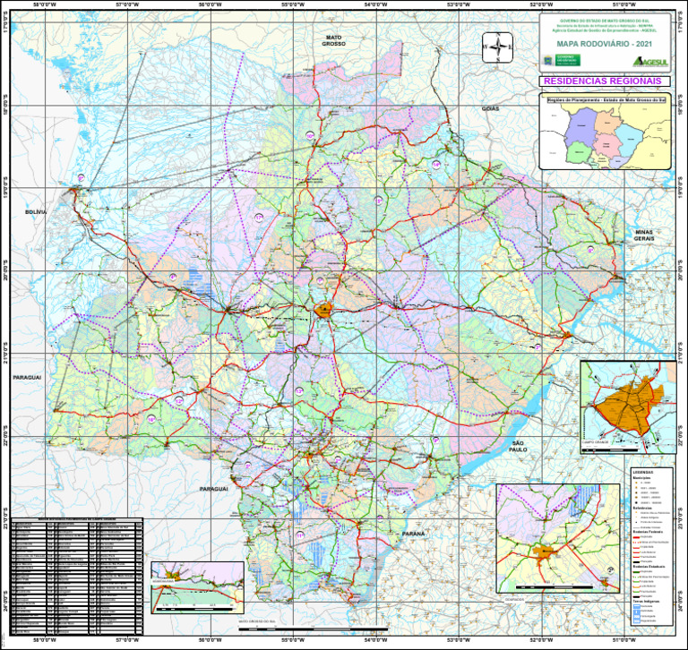 Mapa MS 2021 Regionais | PDF