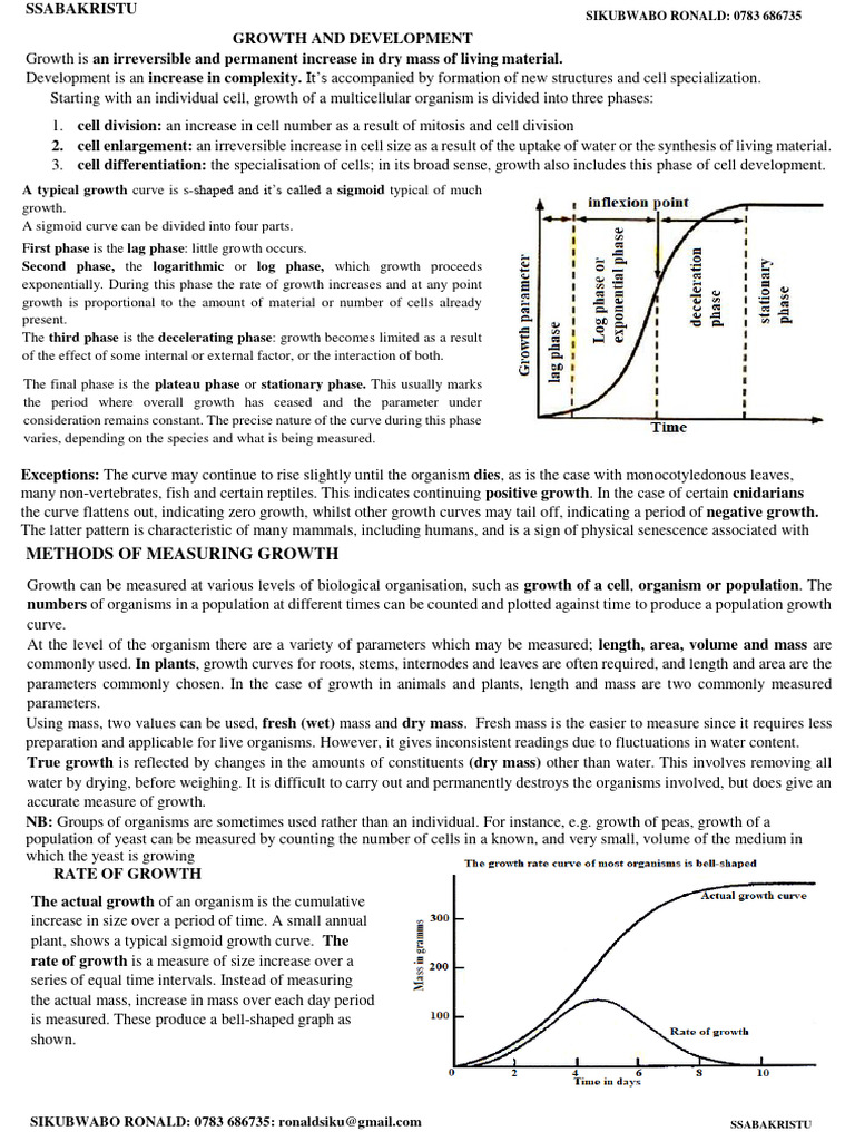 Understanding Growth and Development | PDF | Seed | Plant Stem