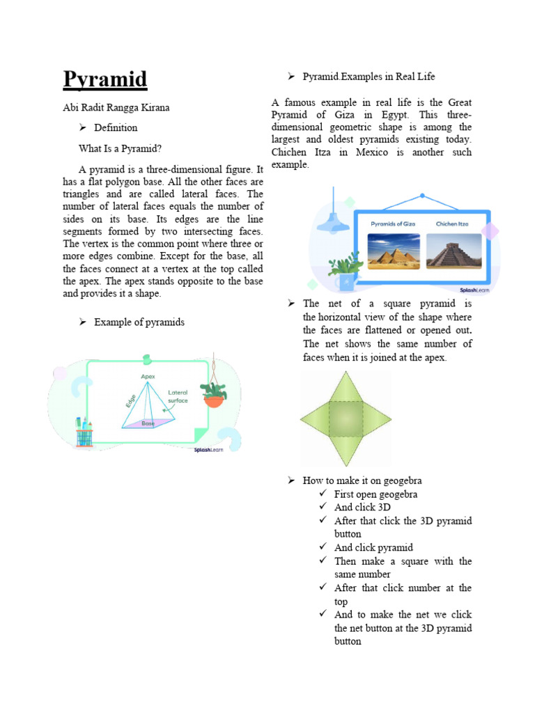 Math Pyramid | Download Free PDF | Shape | Euclid