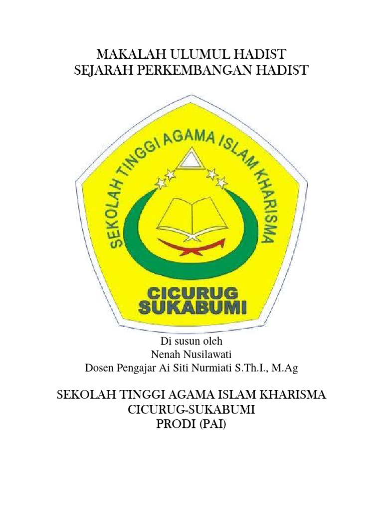 Sejarah Perkembangan Hadist | PDF | Filsafat | Agama & Spiritualitas