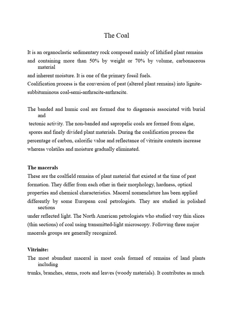 Economic Chapter 24 02062022 075035am | PDF | Bituminous Coal | Coal