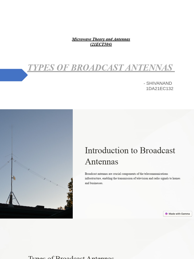 Introduction To Broadcast Antennas | PDF | Antenna (Radio) | Ultra High ...