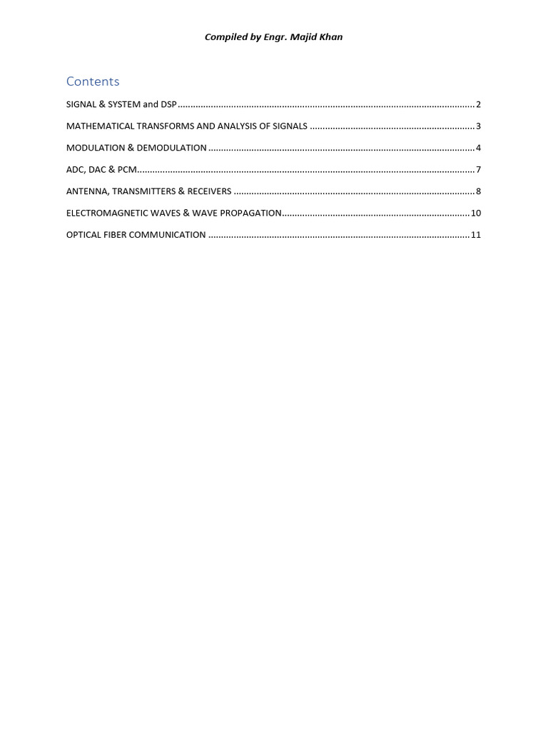 MCQs Electrical Communication Engg | PDF | Telecommunications Engineering | Electronics