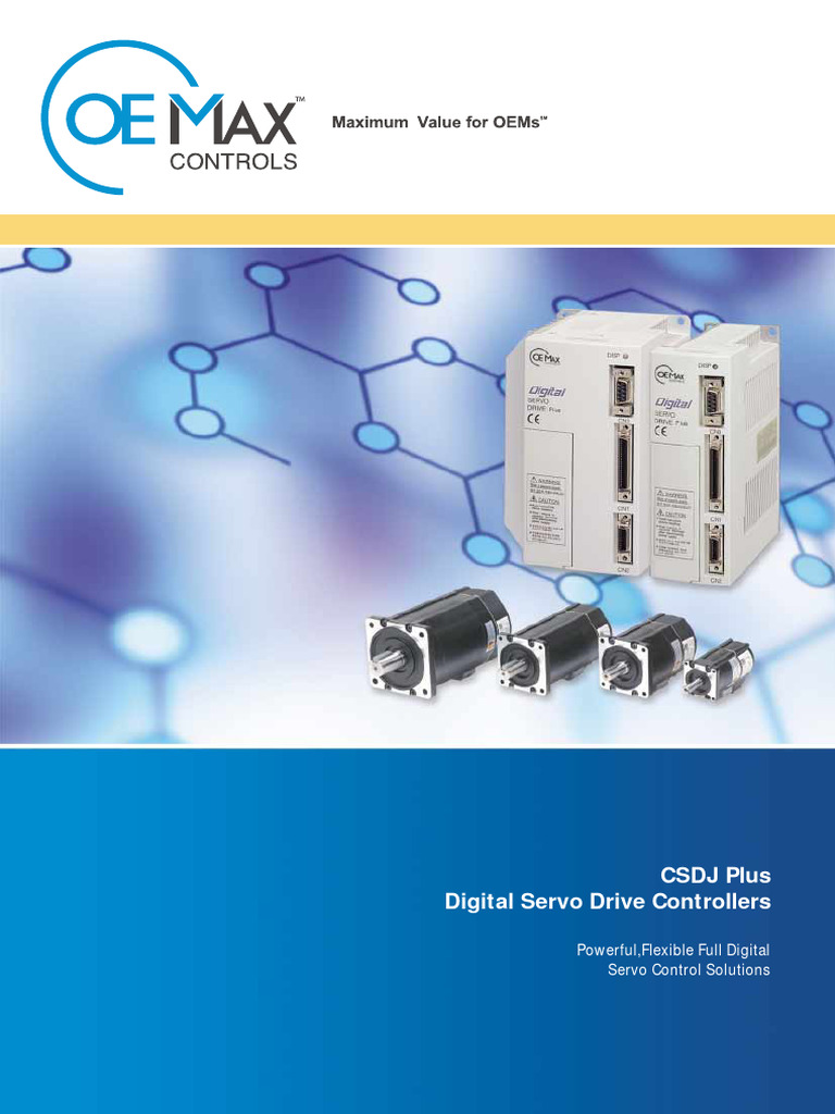 OEMax CSDJ CA001 CS | PDF | Electric Motor | Automation