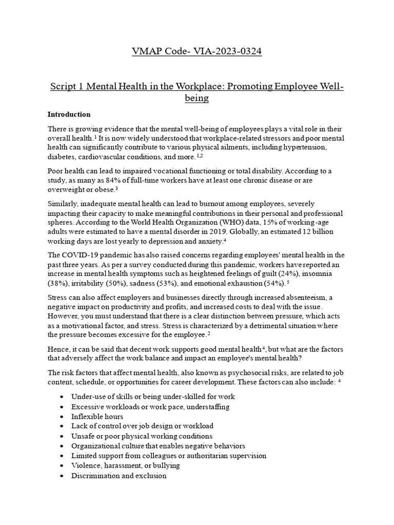 8 Scripts for Mental Health - FB Live (1) | Download Free PDF | Mental ...