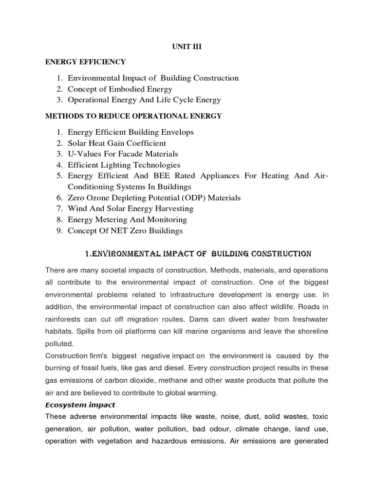 GBT UNIT III A | Download Free PDF | Human Impact On The Environment | Life Cycle Assessment