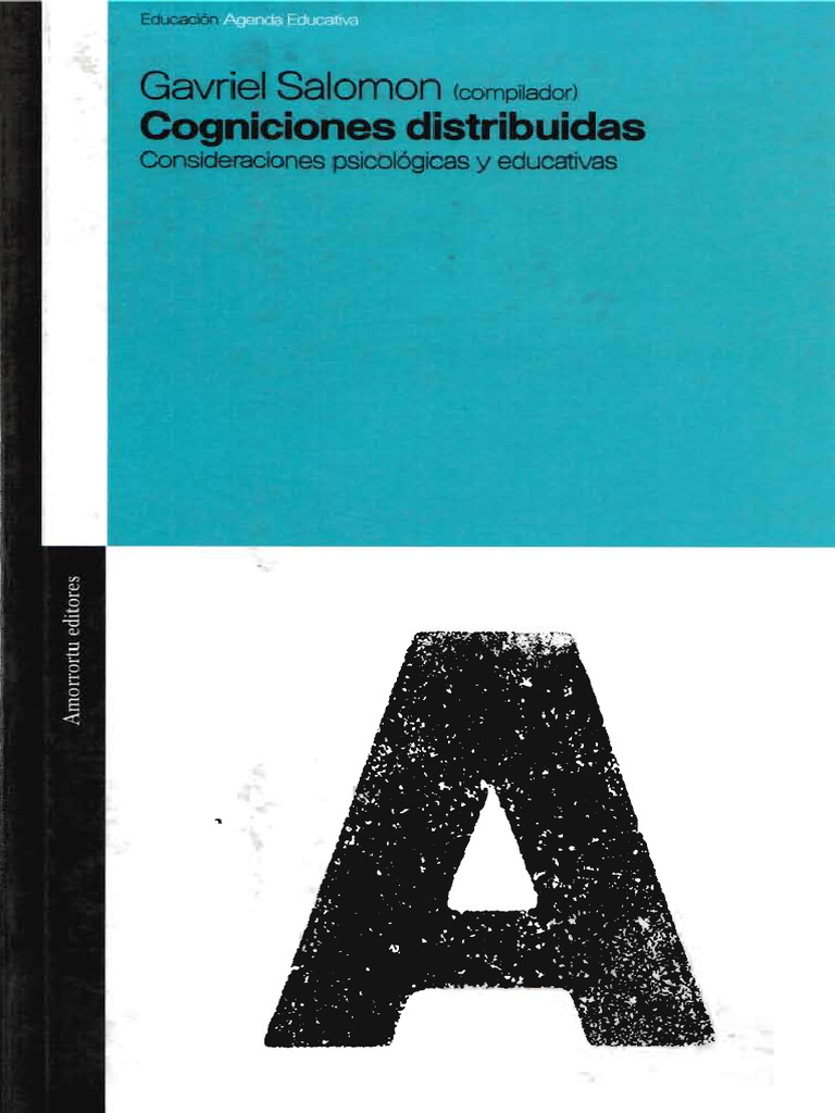 Cogniciones Distribuidas en Educación | PDF | Cognición | Pensamiento
