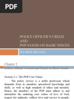 PNP Creed and Core Values | PDF | Police | Integrity