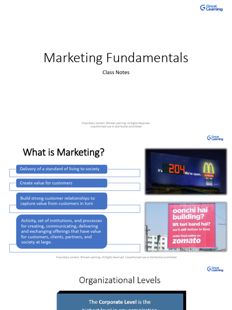 Marketing Basics for Students | PDF | Marketing | Business Process