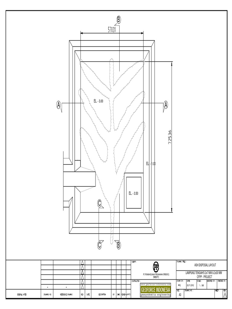 01 - ASH DISPOSAL LAYOUT - Rev.1 | PDF