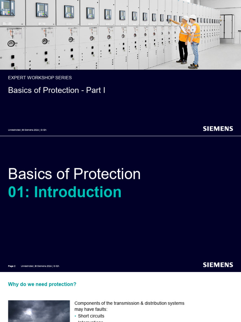 Webinar Presentation Basics of Protection - Part I | PDF | Electrical ...