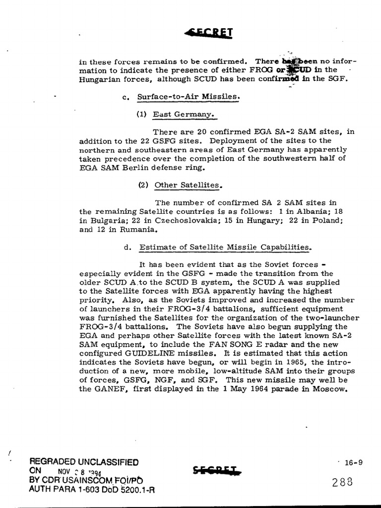 USAREUR Intelligence Estimate Part 9 | PDF