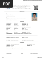 Exam Form - VBU SEM 2 | PDF