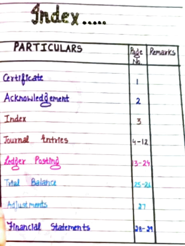 Accounts Project | PDF