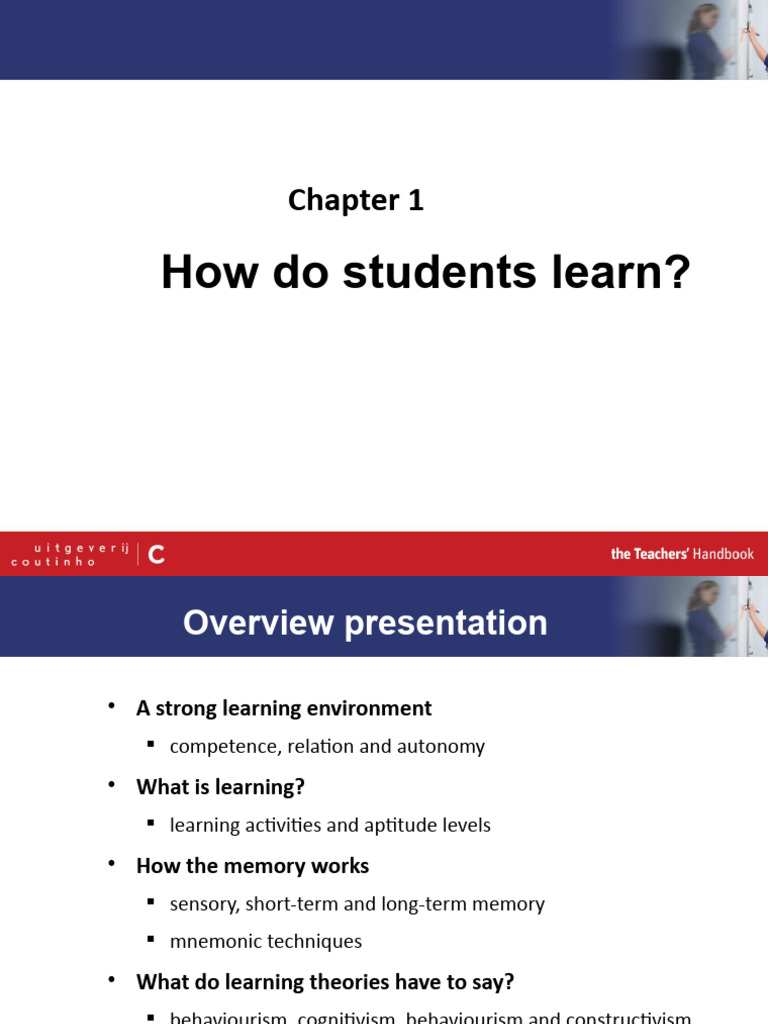 Chapter_1_How_do_students_learn | PDF | Learning | Reinforcement