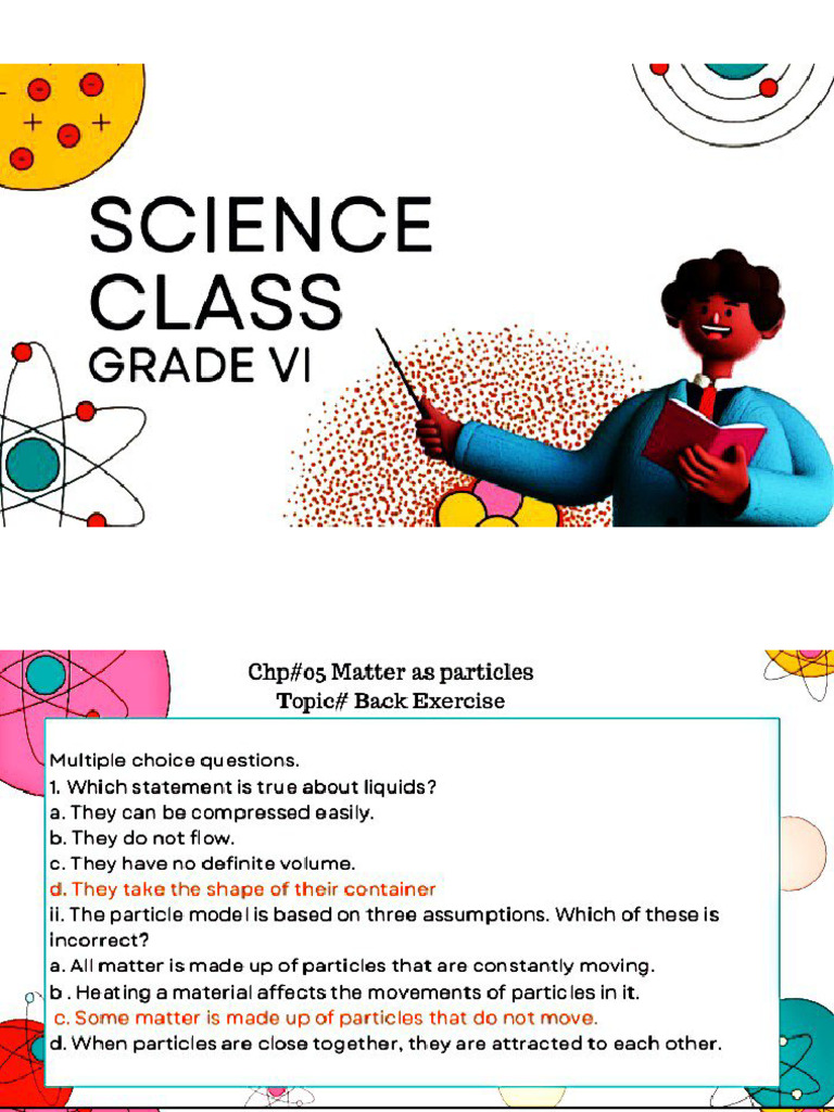 Class 6 Science Chapter 5 Back Exercise | PDF