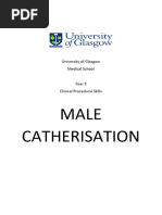 Male Catheterisation OSCE Checklist Geeky Medics | PDF | Catheter | Urology