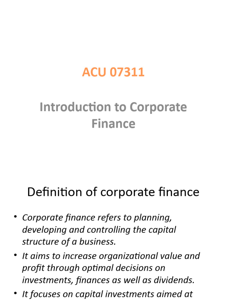 Corporate Finance Essentials | PDF | Partnership | Stocks