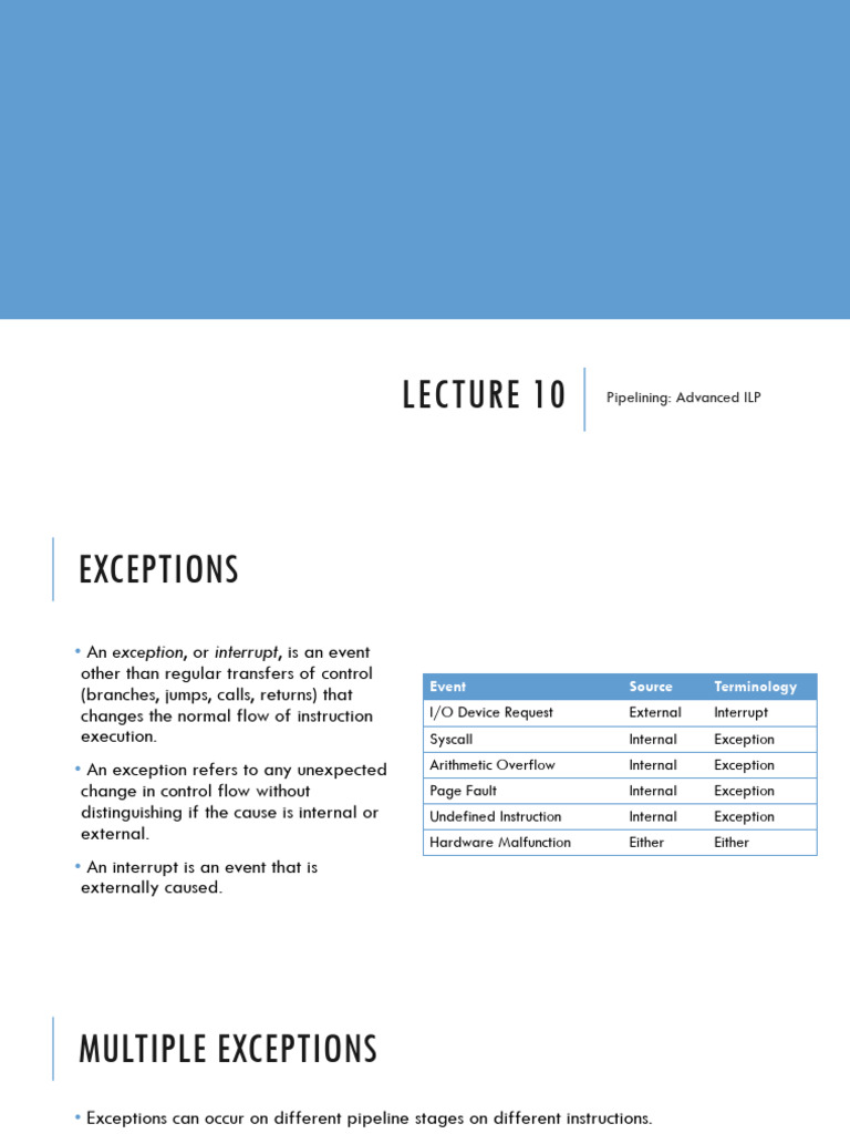 Lecture10 Cda3101 | PDF | Central Processing Unit | Computer Engineering