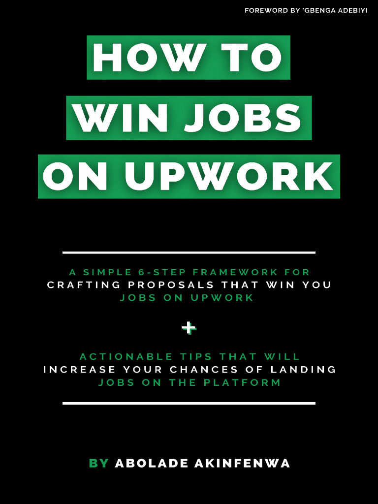 How To Win Jobs On Upwork | PDF | Discounting | Stocks