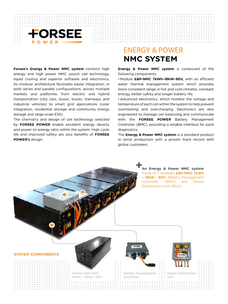 13032015-Data-Sheet-Energy-Power-NMC-System | PDF | Smart Grid ...