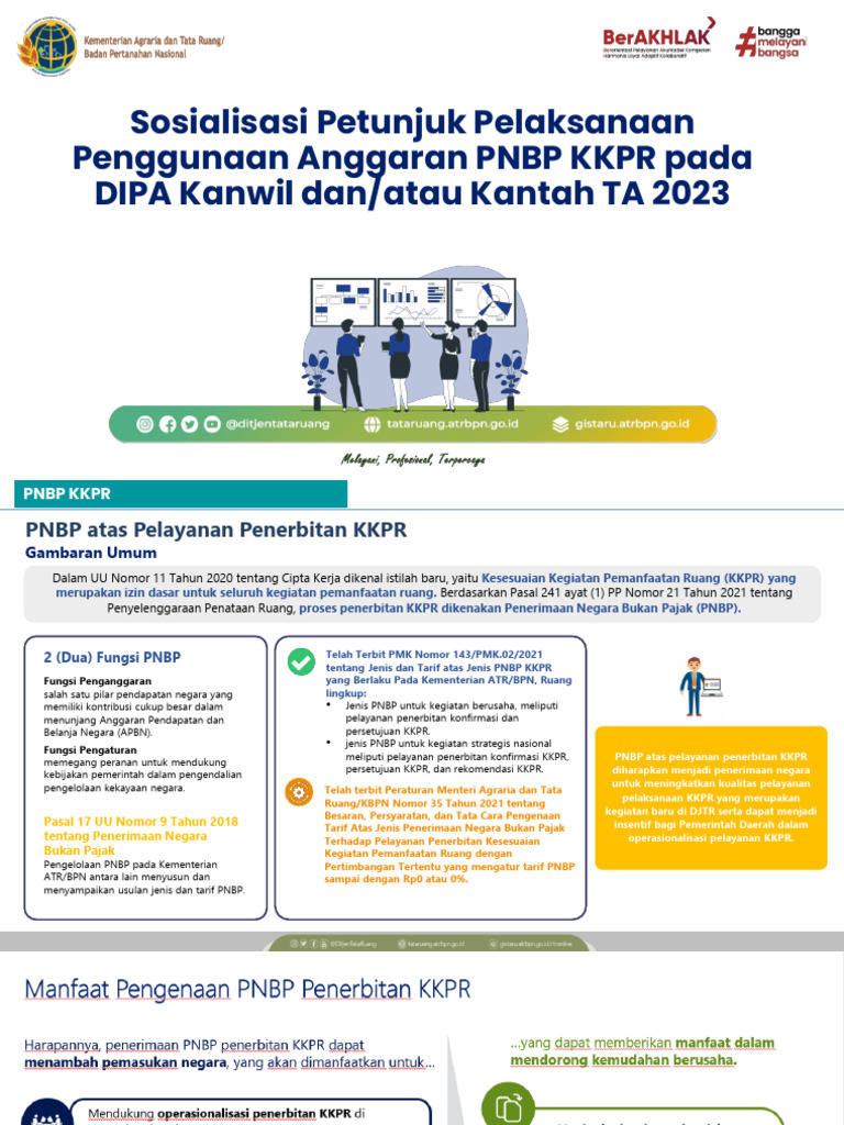 Panduan Anggaran PNBP KKPR 2023 | PDF