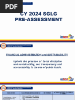 2025 SGLG Assessment Criteria for Municipalities | PDF