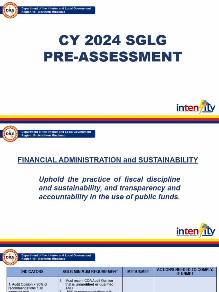 SGLG 2024 Pre Assessment For The Kugangs 1 | PDF | Stairs | Door