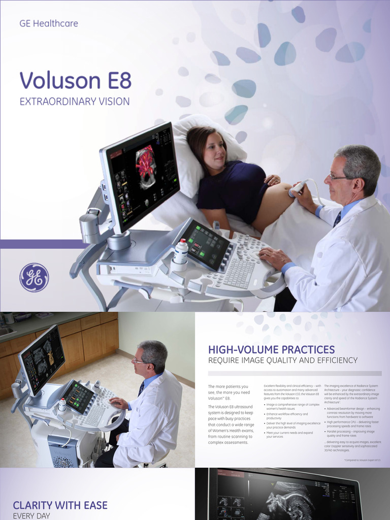 Voluson E8 | PDF | Medical Ultrasound