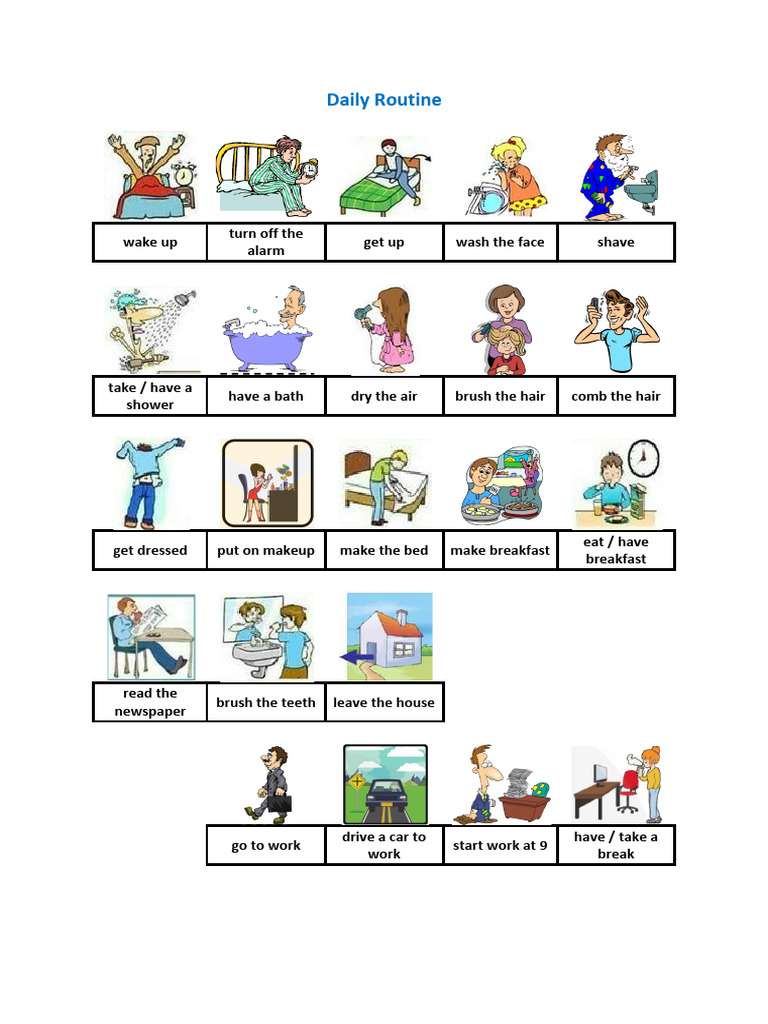 Daily Routine | PDF