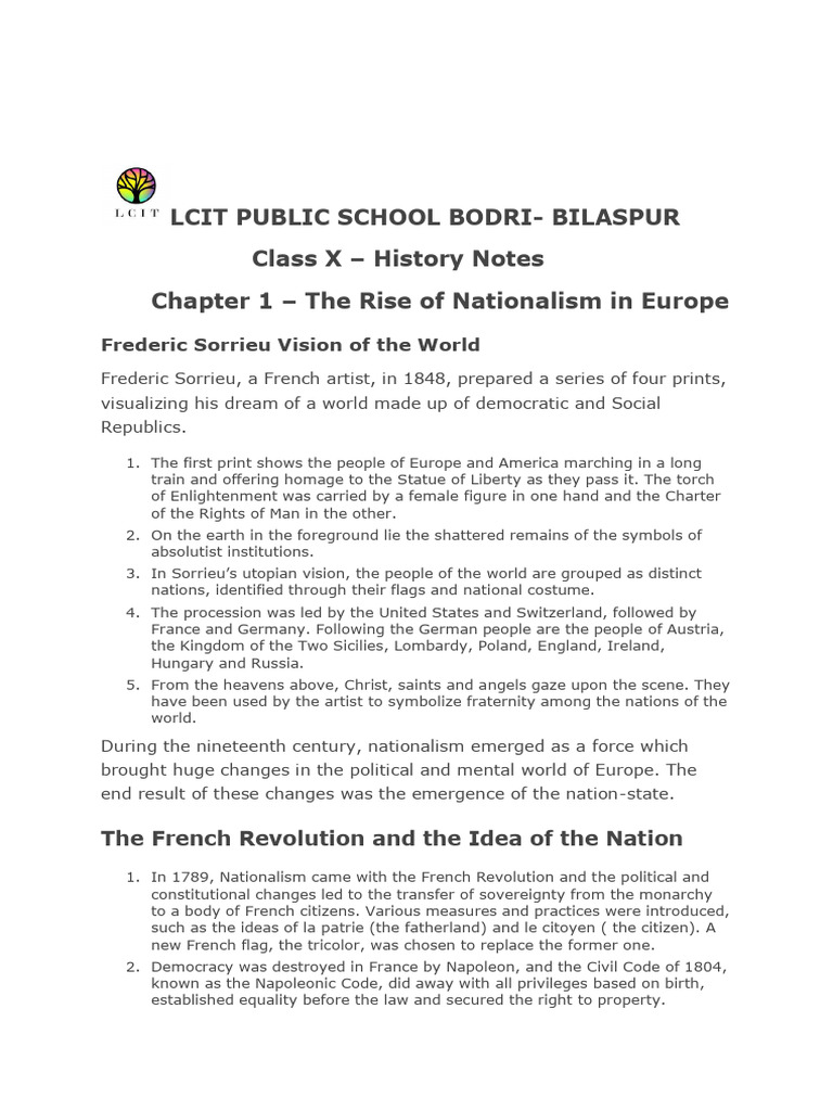 The Rise of Nationalism in Europe | PDF | Balkans | Prussia