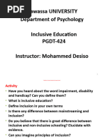 Inclusiveness-1012 Final Exam (June 2014) | PDF | Learning Disability ...