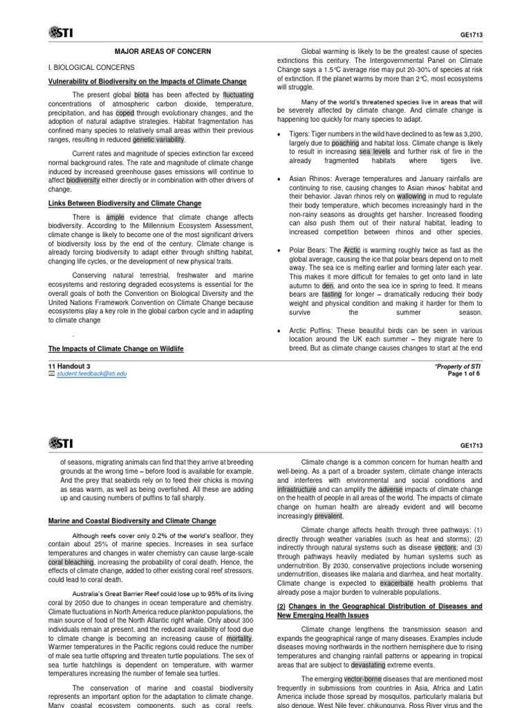 11 Handout 3 | PDF | Climate Change | Tropical Cyclones