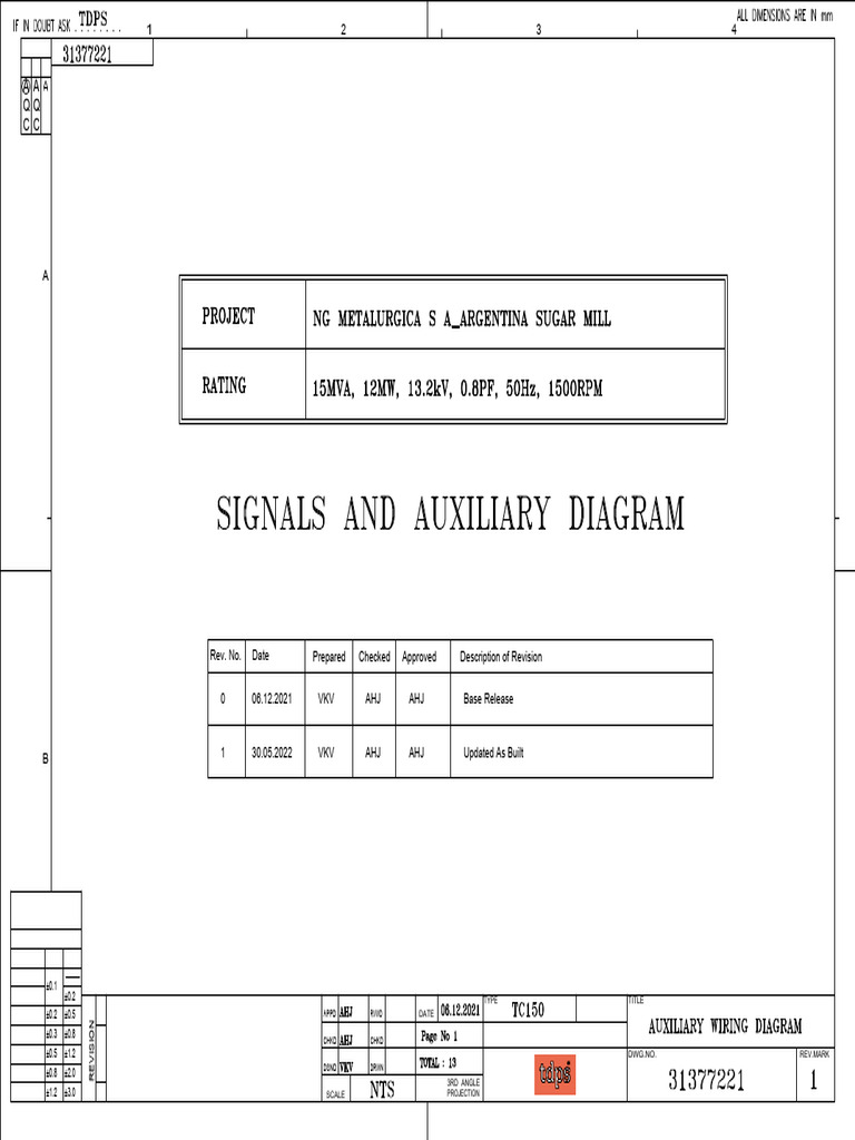 R1 - Auxiliary Wiring | PDF | Electrical Components | Electrical ...