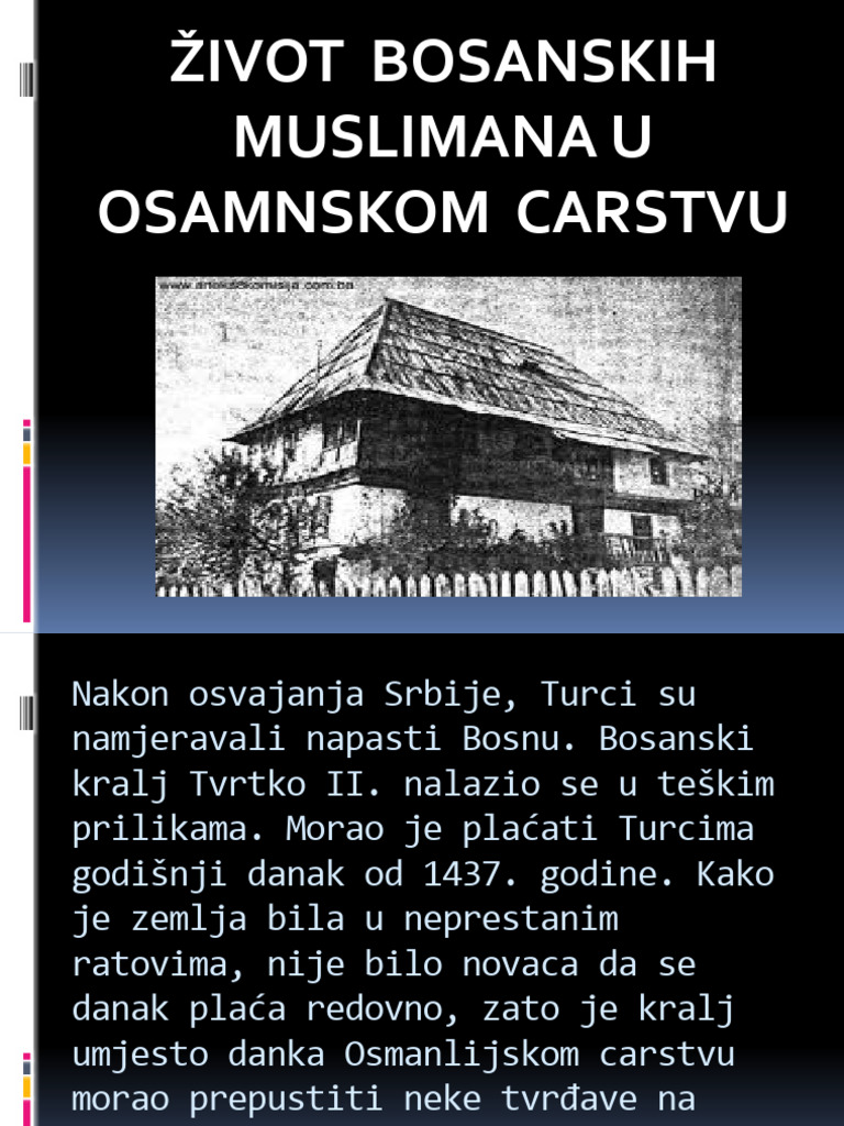 Vdocuments - MX - Zivot Bosanskih Muslimana U Osamnskom Carstvu | PDF
