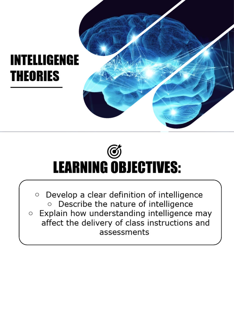 intelligence-theories | PDF | Intelligence | Psychological Concepts