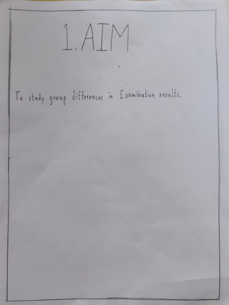 Statistics Project1 | PDF