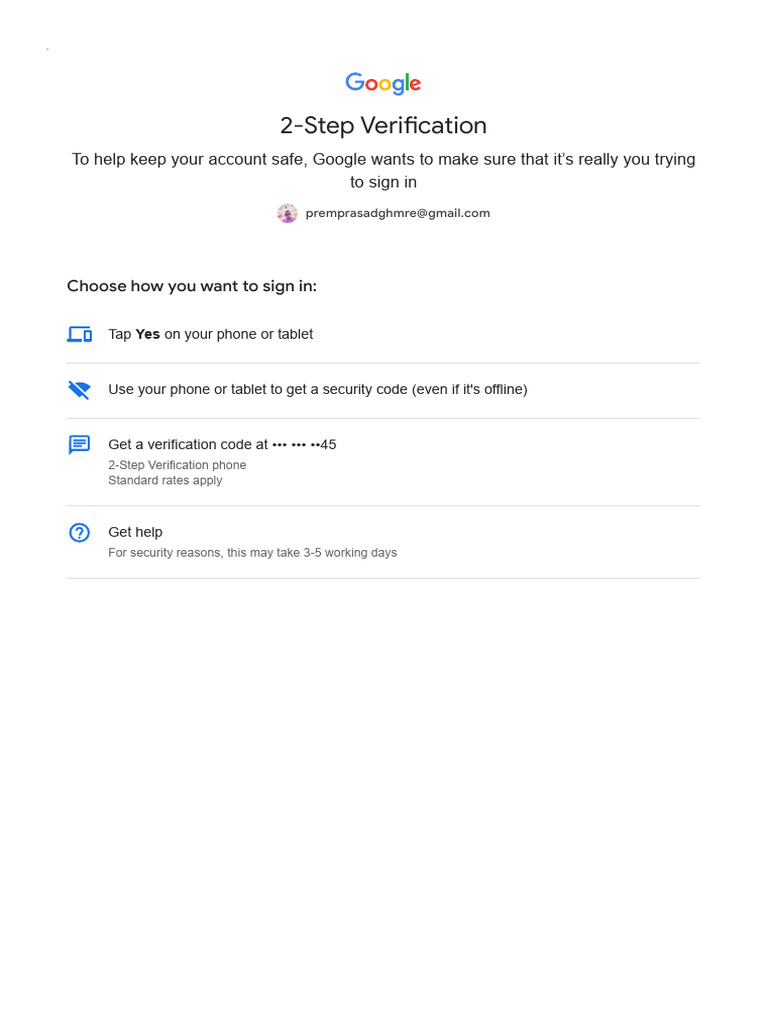 2-Step Verification To Help Keep Your Account Safe, Google Wants To ...