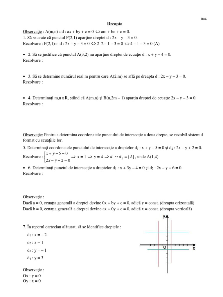 22 BAC Dreapta (Fise) - 1 | PDF