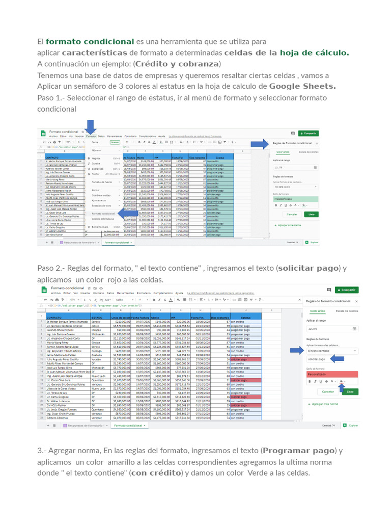 formato condicional | PDF