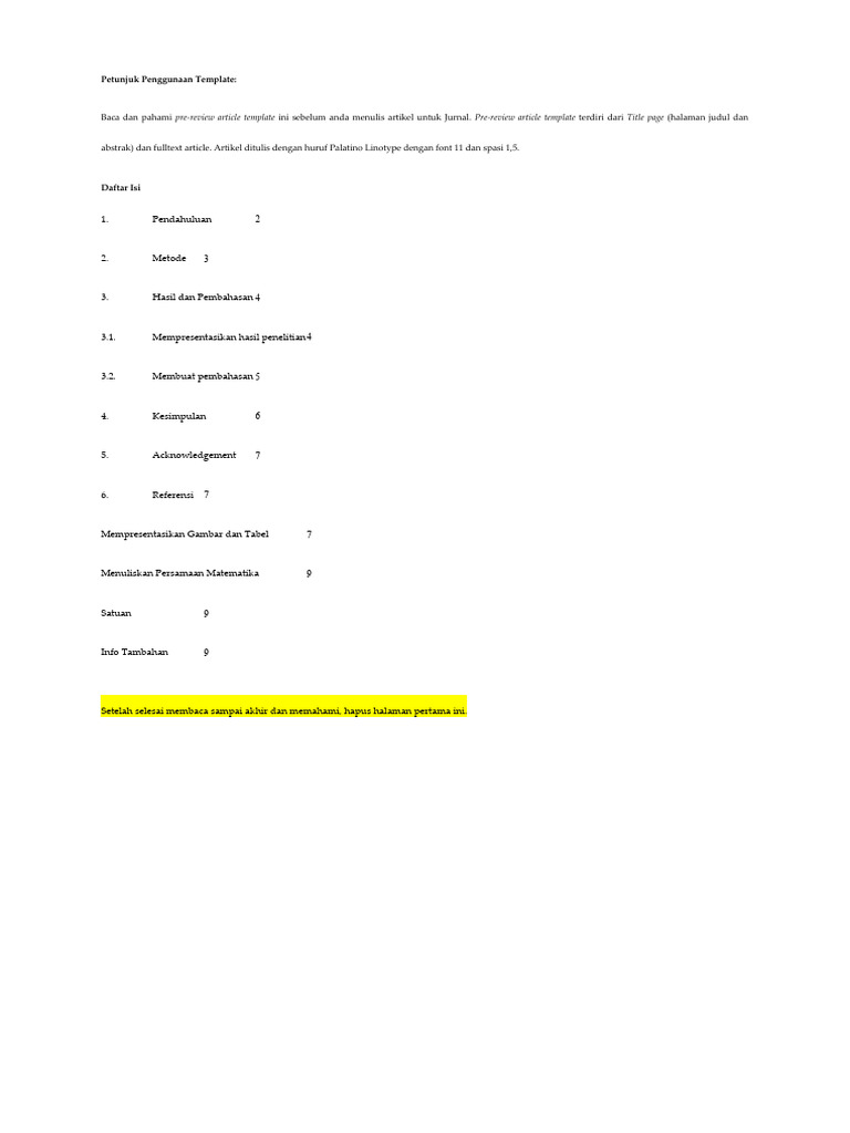 Template Jurnal Prodi Tek Dan Tom | PDF
