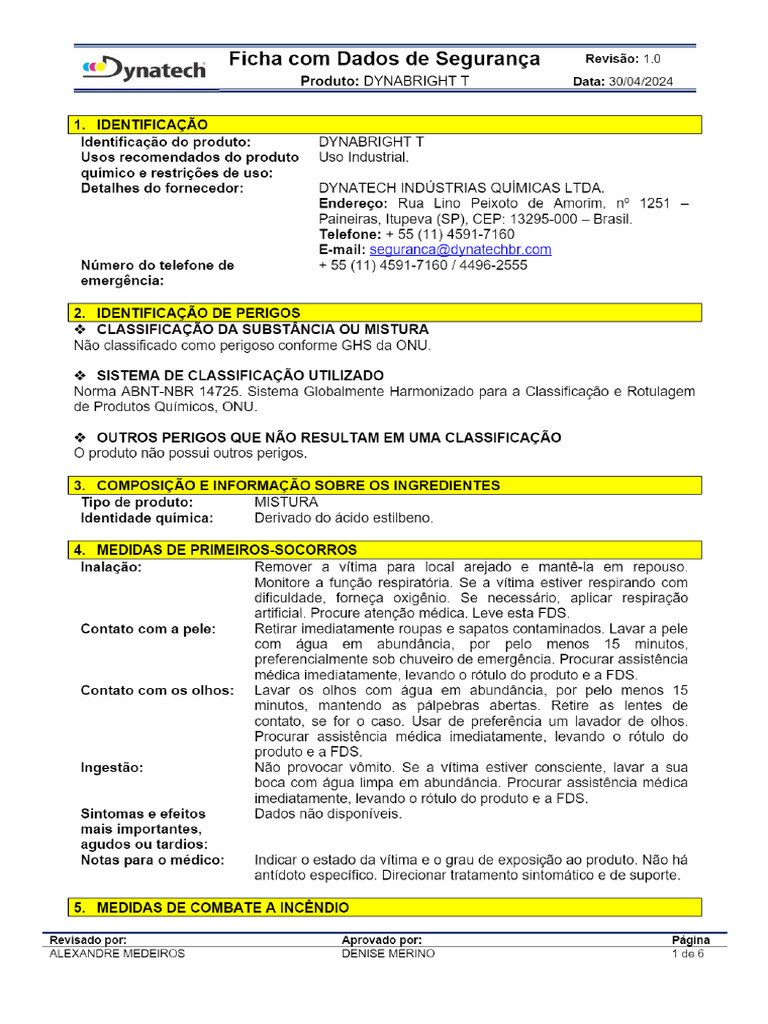 FDS Dynabright T | PDF