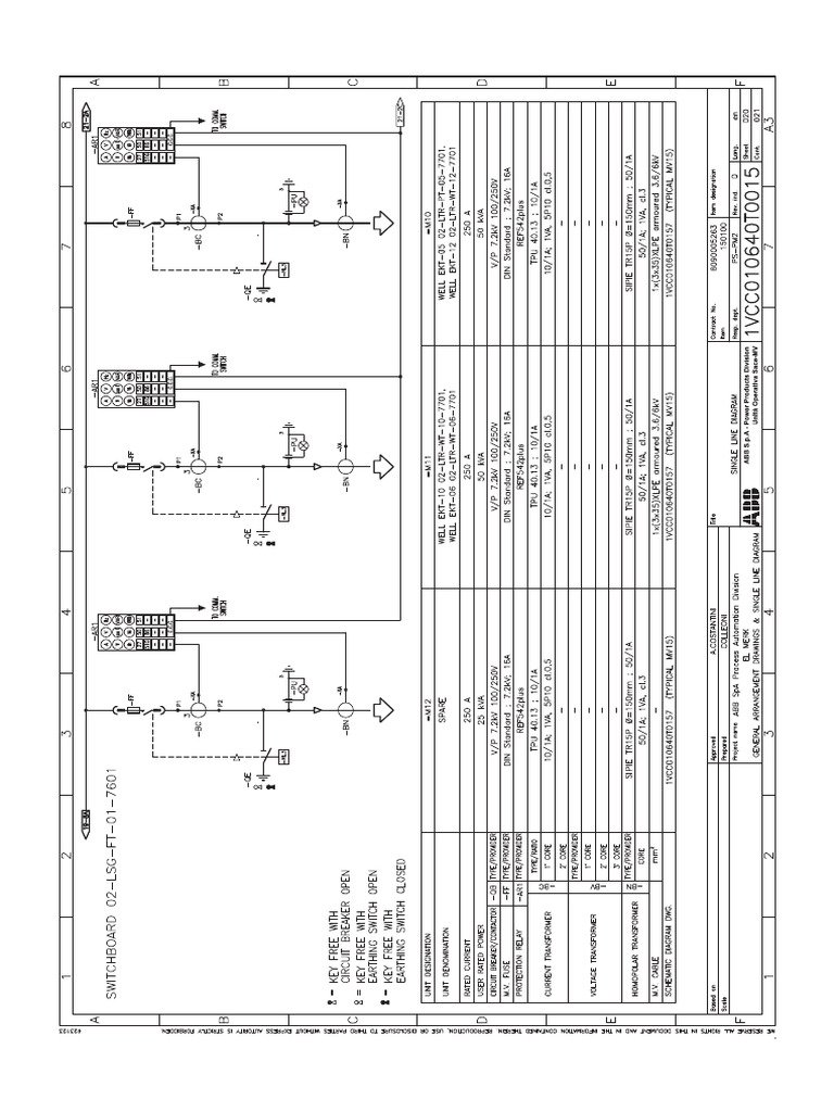 02 LSG FT 01 7601 M10 SLD Schema Unifilaire | PDF