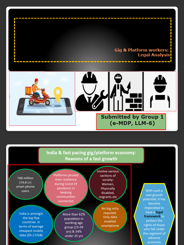 Gig & Platform Workers | PDF | Employment | Business