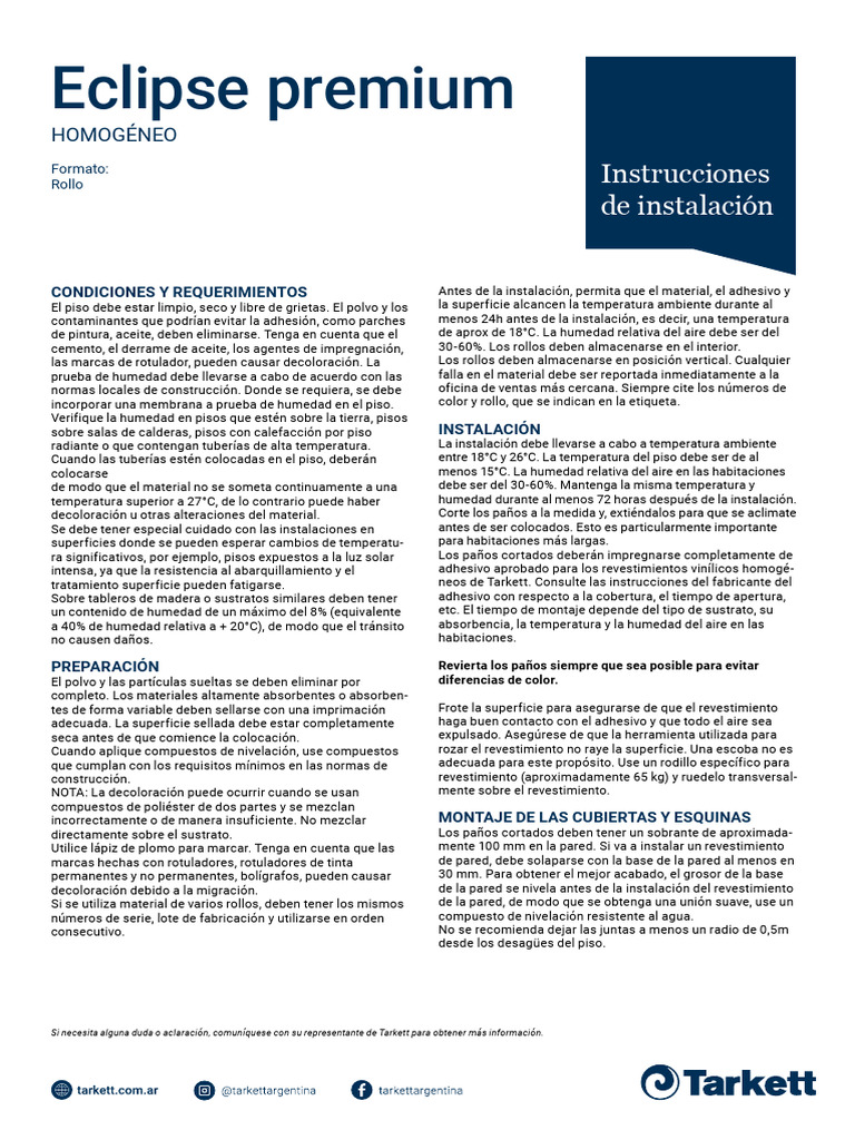 ECLIPSE - Ficha Instalacion | PDF | Soldadura | Construcción