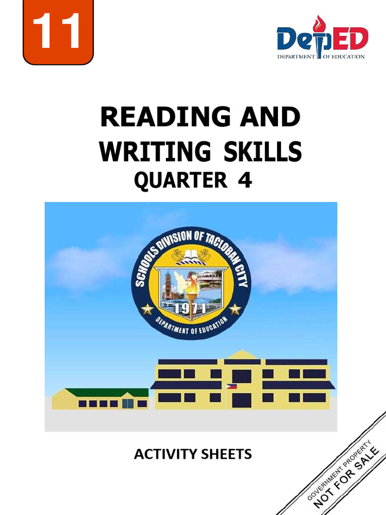 g11 Reading and Writing Skills q4 Week 1 | PDF | Intertextuality ...