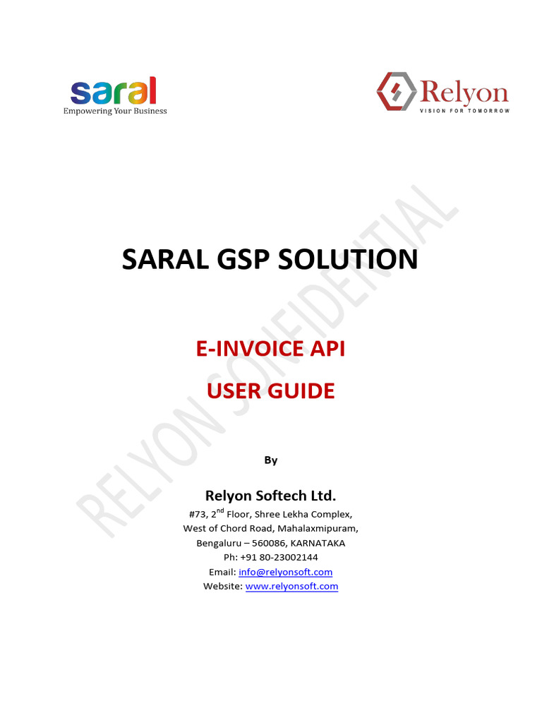 e Invoice Saral GSP | PDF | Payments | Qr Code