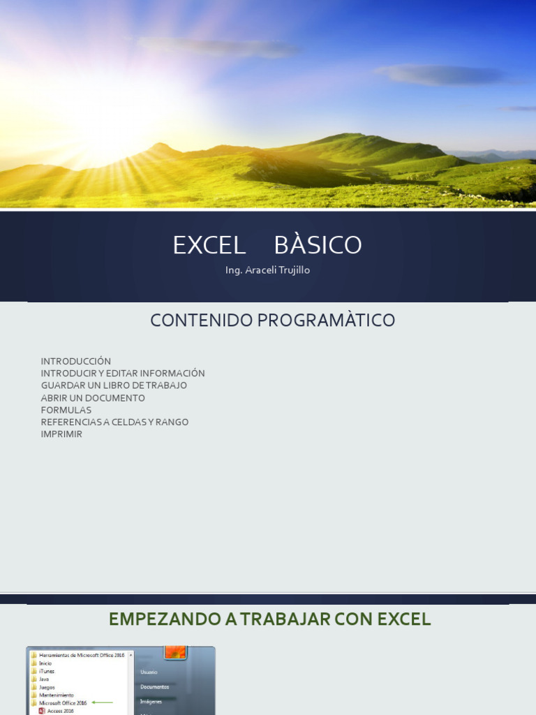 Excel Basico 365 | PDF | Archivo de computadora | Microsoft Excel